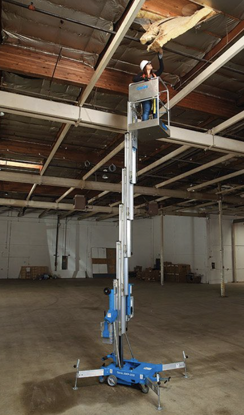 Rent the Genie 30' Push Around Personnel Lift | Motor City Rentals