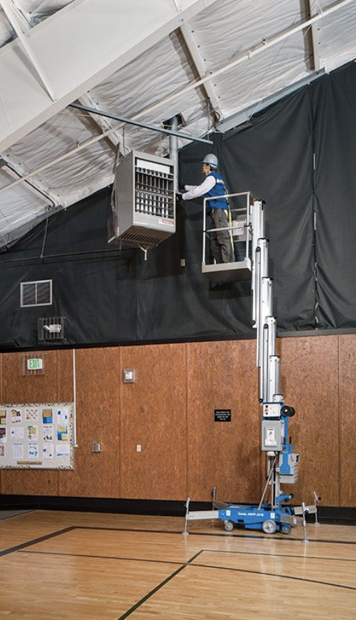 Rent the Genie 30' Push Around Personnel Lift | Motor City Rentals